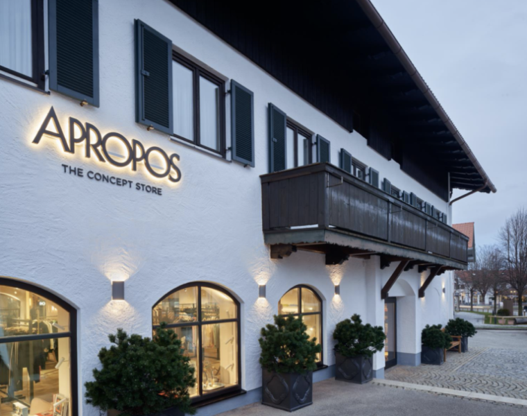 APROPOS THE CONCEPT STORE opens 6th branch in Gmund am Tegernsee - WeAr ...